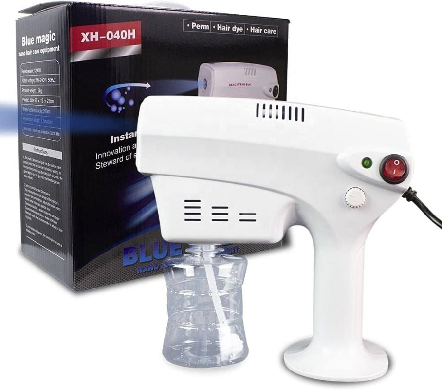 Nano Steam Gun Hair Steamer, Hydrating Hair Sprayer Machine for Salon ...