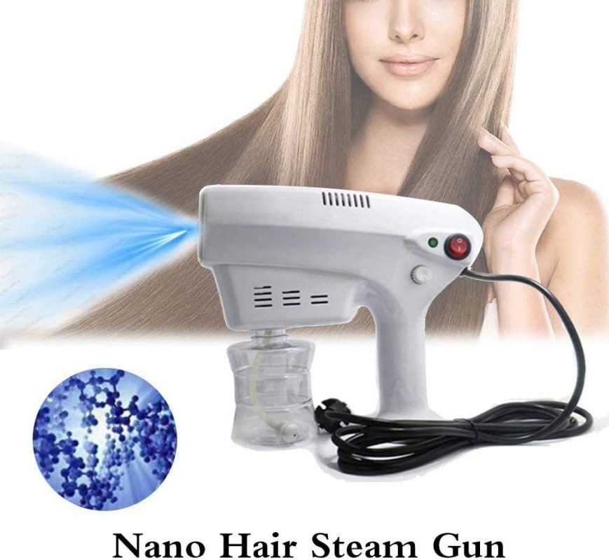 Nano Steam Gun Hair Steamer, Hydrating Hair Sprayer Machine for Salon ...