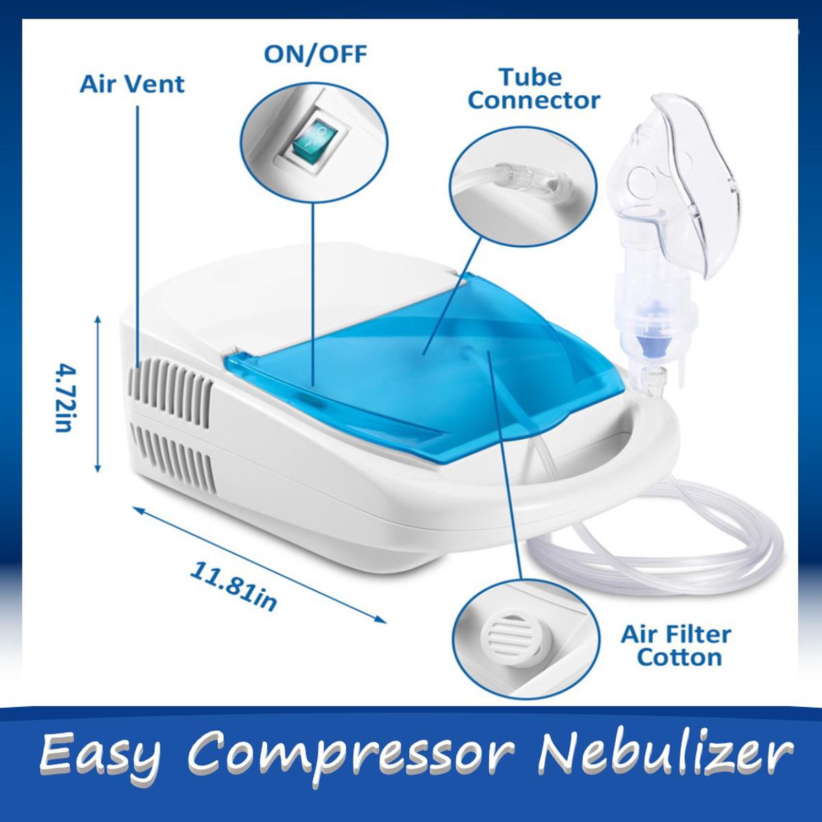 Portable Air Compressor Nebulizer With Complete Kit BAPPRIA Portable Air Compressor Nebulizer With Complete Kit BAPPRIA