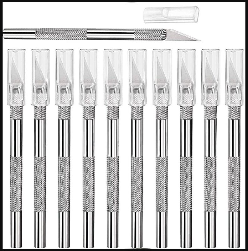 Precision Carving Craft Knife Stainless Steel Hobby Knives for DIY Art ...